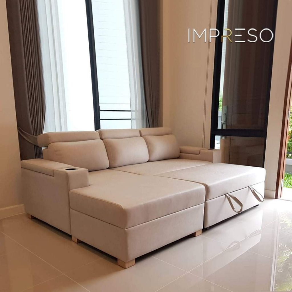 ชุดรอนด้า RONDA 3 SEAT โซฟา L-shape โซฟาเบด - IMPRESODECOR